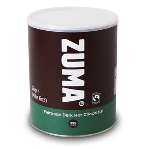 Zuma Fairtrade Hot Chocolate Powder 2Kg Tin | The Espresso Shop