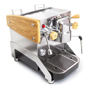 Elektra Verve Mini Espresso Machine 230V - Wood | The Espresso Shop